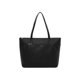 Emily & Noah Shopper EMILY & NOAH "Shopper E&N Albi RUE 09", Damen, Gr. B/H/T: 34cm x 30cm x 13cm 0, schwarz (schwarz 100), PVC, Taschen Shopper