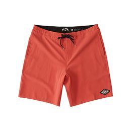 Boardshorts Billabong "All Day Lo Tide 17", Herren, Gr. 33(M/L), rot (coral), Obermaterial:88% Microfaser, 12% Elasthan;, Hosen Boardshorts
