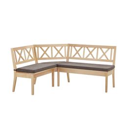 Woodford Eckbank massiv Olivia braun Ma&szlig;e (cm): H: 90 &raquo; M&ouml;bel Kraft