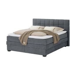 vanDoorn Boxspringbett mit Bettkasten - grau - Materialmix - 194 cm - 119 cm - M&ouml;bel Kraft