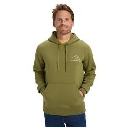 Hoodie Quiksilver "Light Waves", Herren, Gr. XS, loden gr&uuml;n, Obermaterial: 60% Walkfrottier, 40% Microfaser;, Sweatshirts Hoodie