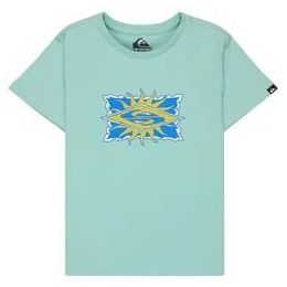 T-Shirt Quiksilver "Ev Starfish Stamp", Jungen, Gr. 5(108-114cm), blau haze, Obermaterial: 70% Walkfrottier, 30% Walkfrottier;, Shirts T-Shirt