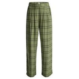 Stoffhose Roxy "Great Influence", Damen, Gr. M, oil gr&uuml;n natural plaid, Obermaterial: 100% Viskose;, Hosen Stoffhose