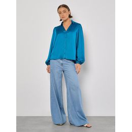 Apricot Bluse in Blau - 63% | Gr&ouml;&szlig;e S | Damen-blusen