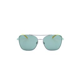 Missoni Damen-Sonnenbrille in T&uuml;rkis-Gelb/ Gr&uuml;n - 63% | Gr&ouml;&szlig;e 57 | Damen-brillen