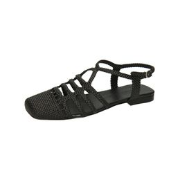 Melvin & Hamilton MELVIN & HAMILTON Leder-Halbsandalen "Sandrine 4" in Schwarz - 48% | Gr&ouml;&szlig;e 35 | Damen-sandalen