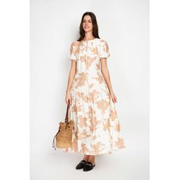 William de Faye Kleid in Wei&szlig;/ Beige - 70% | Gr&ouml;&szlig;e 38 | Damen-kleider