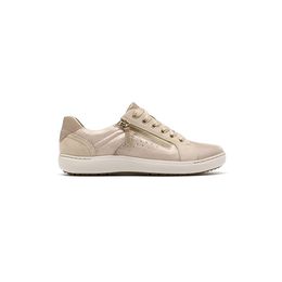 Clarks Leder-Sneakers "Nalle Zen" in Beige - 50% | Gr&ouml;&szlig;e 39 | Damen-sneakers