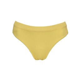 Roxy Bikini-Hose "Rib Love The Shorey" in Gelb - 76% | Gr&ouml;&szlig;e S | Damen-bademode