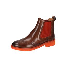 Melvin & Hamilton MELVIN & HAMILTON Leder-Chelsea-Boots "Selina 29" in Braun/ Orange - 47% | Gr&ouml;&szlig;e 36 | Stiefeletten