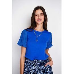 William de Faye Shirt in Blau - 69% | Gr&ouml;&szlig;e 42 | Damen-tops