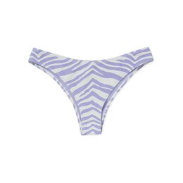 Becks&ouml;ndergaard Becks&ouml;ndergaard Bikini-Hose in Lila/ Wei&szlig; - 77% | Gr&ouml;&szlig;e XL | Damen-bademode