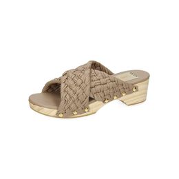 Melvin & Hamilton MELVIN & HAMILTON Leder-Clogs "Sina 2" in Beige - 48% | Gr&ouml;&szlig;e 39 | Damen-pantoletten