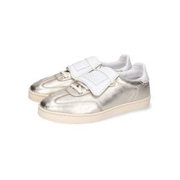 Melvin & Hamilton MELVIN & HAMILTON Leder-Sneakers "Milani 2" in Silber - 52% | Gr&ouml;&szlig;e 35 | Damen-sneakers