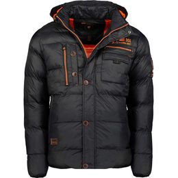 Geographical Norway Steppjacke "Citernier" in Schwarz - 75% | Gr&ouml;&szlig;e 128 | Kinderjacken