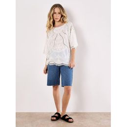 Apricot Bluse in Wei&szlig; - 62% | Gr&ouml;&szlig;e S | Damen-blusen