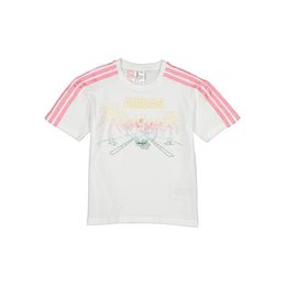 Adidas Shirt in Wei&szlig;/ Rosa - 68% | Gr&ouml;&szlig;e 110 | Kinder-oberteile