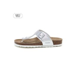 teegu Zehentrenner in Silber - 47% | Gr&ouml;&szlig;e 38 | Damen-sandalen