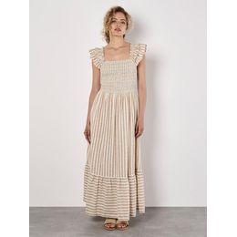 Apricot Kleid in Beige - 58% | Gr&ouml;&szlig;e L | Damen-kleider