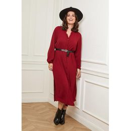 Curvy Lady Kleid in Rot - 71% | Gr&ouml;&szlig;e 48/50 | Damen-kleider