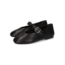 Melvin & Hamilton MELVIN & HAMILTON Leder-Ballerinas in Schwarz - 52% | Gr&ouml;&szlig;e 40 | Damen-ballerinas
