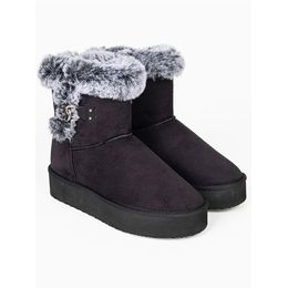 ISLAND BOOT Winterboots "Mooseland" in Schwarz - 84% | Gr&ouml;&szlig;e 39 | Damen-stiefel