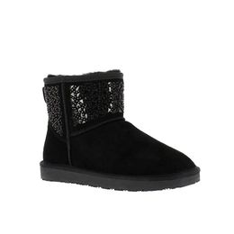Gooce Leder-Winterboots "Lana" in Schwarz - 66% | Gr&ouml;&szlig;e 37 | Damen-stiefel
