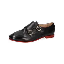 Melvin & Hamilton MELVIN & HAMILTON Leder-Slipper "Scarlett 68" in Schwarz - 52% | Gr&ouml;&szlig;e 41 | Damen-schuhe-halbschuhe