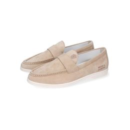 Melvin & Hamilton MELVIN & HAMILTON Leder-Mokassins "Adley 23" in Beige - 49% | Gr&ouml;&szlig;e 36 | Damen-schuhe-halbschuhe