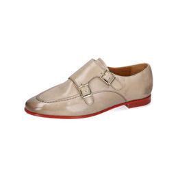 Melvin & Hamilton MELVIN & HAMILTON Leder-Slipper "Scarlett 68" in Beige - 52% | Gr&ouml;&szlig;e 40 | Damen-schuhe-halbschuhe