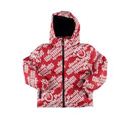 Peak Mountain Winterjacke in Rot/ Wei&szlig; - 67% | Gr&ouml;&szlig;e 110 | Kinderjacken
