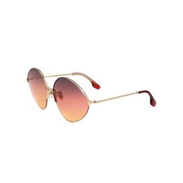 Victoria Beckham Damen-Sonnenbrille in Gold/ Orange - 76% | Gr&ouml;&szlig;e 64 | Damen-brillen