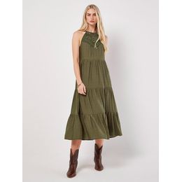 Apricot Kleid in Khaki - 60% | Gr&ouml;&szlig;e L | Damen-kleider