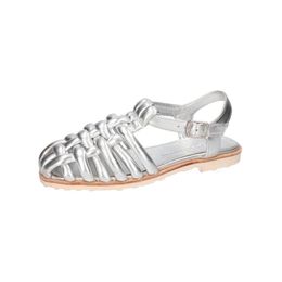 Melvin & Hamilton MELVIN & HAMILTON Leder-Halbsandalen "Keyla 2" in Silber - 49% | Gr&ouml;&szlig;e 38 | Damen-sandalen