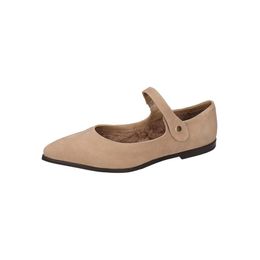 Melvin & Hamilton MELVIN & HAMILTON Leder-Ballerinas "Alora 2" in Beige - 52% | Gr&ouml;&szlig;e 36 | Damen-ballerinas