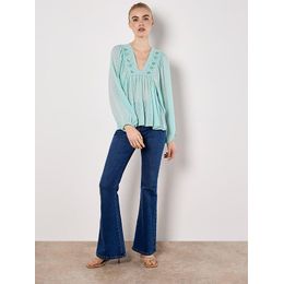 Apricot Bluse in T&uuml;rkis - 61% | Gr&ouml;&szlig;e XS | Damen-blusen