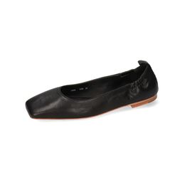 Melvin & Hamilton MELVIN & HAMILTON Leder-Ballerinas "Livia 3" in Schwarz - 51% | Gr&ouml;&szlig;e 40 | Damen-ballerinas