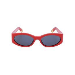 Jacquemus Damen-Sonnenbrille in Rot/ Dunkelblau - 67% | Gr&ouml;&szlig;e 55 | Damen-brillen