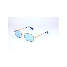 Moschino Damen-Sonnenbrille in Gold/ Blau - 65% | Gr&ouml;&szlig;e 53 | Damen-brillen