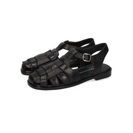Melvin & Hamilton MELVIN & HAMILTON Leder-Halbsandalen "Alma 1" in Schwarz - 52% | Gr&ouml;&szlig;e 38 | Damen-sandalen