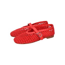 Melvin & Hamilton MELVIN & HAMILTON Leder-Ballerinas "Alivia 1" in Rot - 52% | Gr&ouml;&szlig;e 42 | Damen-ballerinas