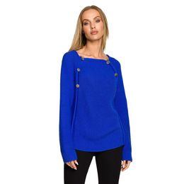 made of emotion Pullover in Blau - 80% | Gr&ouml;&szlig;e S/M | Damen-pullover-cardigans