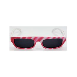 Moschino Damen-Sonnenbrille in Wei&szlig;-Pink/ Schwarz - 72% | Gr&ouml;&szlig;e 53 | Damen-brillen