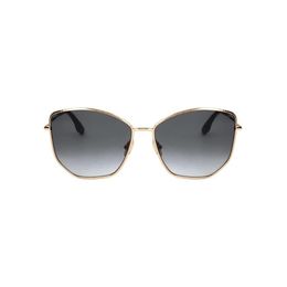 Victoria Beckham Damen-Sonnenbrille in Gold/ Grau - 75% | Gr&ouml;&szlig;e 59 | Damen-brillen