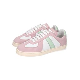 Melvin & Hamilton MELVIN & HAMILTON Leder-Sneakers "Milani 1" in Rosa/ Wei&szlig;/ Gr&uuml;n - 47% | Gr&ouml;&szlig;e 39 | Damen-sneakers