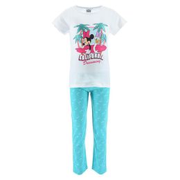 Disney Minnie Mouse Pyjama "Minnie" in Blau/ Wei&szlig; - 57% | Gr&ouml;&szlig;e 98 | Kinder-waesche