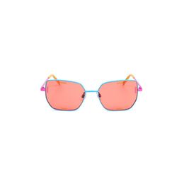 Missoni Damen-Sonnenbrille in Hellblau-Pink-Gelb/ Apricot - 64% | Gr&ouml;&szlig;e 54 | Damen-brillen