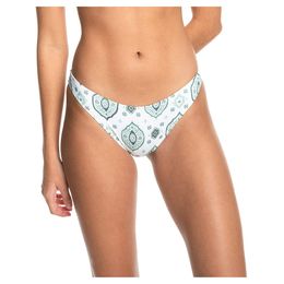 Quiksilver Quicksilver Bikini-Hose "Classic" in Wei&szlig;/ Bunt - 79% | Gr&ouml;&szlig;e M | Damen-bademode