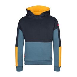 Trollkids Hoodie "Rondane" in Blau - 49% | Gr&ouml;&szlig;e 116 | Kinder-sweatshirts-jacken