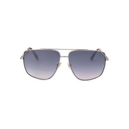 Victoria Beckham Damen-Sonnenbrille in Silber/ Grau - 78% | Gr&ouml;&szlig;e 61 | Damen-brillen